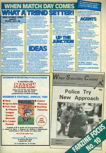 WSC in Match | When Saturday Comes